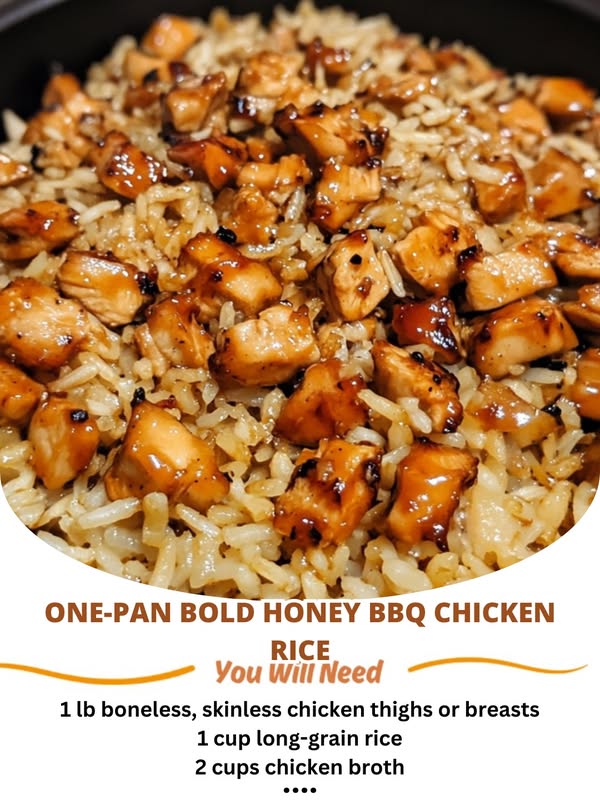 One-Pan Bold Honey BBQ Chicken Rice – best-recipes