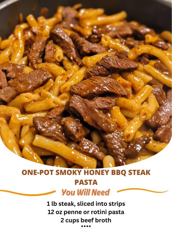 One-Pot Smoky Honey BBQ Steak Pasta – best-recipes