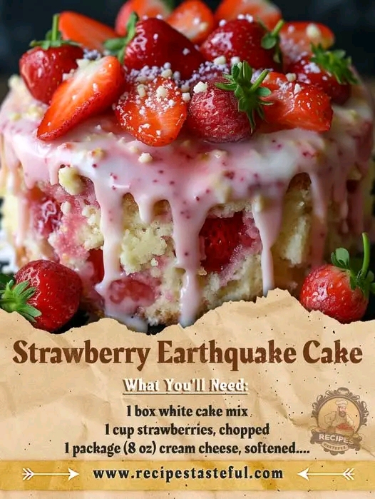Strawberry Earthquake Cake – best-recipes